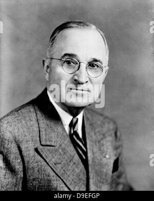 HARRY S. TRUMAN (1884-1972) official portrait as 33rd President of the ...