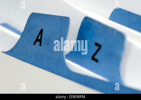 A A to Z A to Z filing filing system put away alphabet archive archives ...