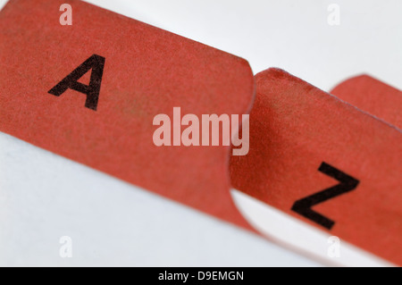 A A to Z A to Z filing filing system put away alphabet archive archives ...