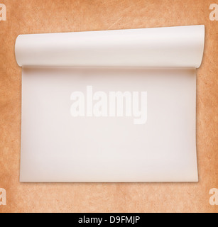 Notepad on aged paper background Stock Photo - Alamy