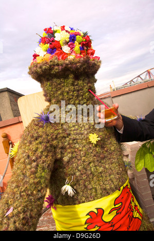 The Burryman's Parade, South Queensferry, Edinburgh, Scotland Stock ...