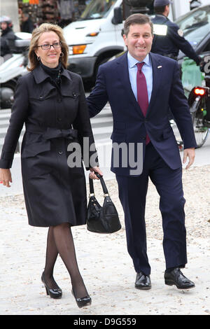 Charles Rivkin with his wife Susan Paris Fashion Week Autumn/Winter ...