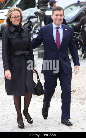 Charles Rivkin with his wife Susan Paris Fashion Week Autumn/Winter ...