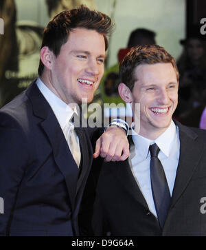 Channing Tatum and Jamie Bell at the premiere of The Eagle at Empire ...