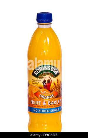 A bottle of orange squash Stock Photo - Alamy