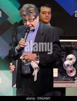 David Marsden accepting the Allan Waters Lifetime Broadcast Achievement ...