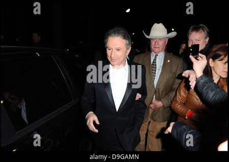 Michel Drucker and Larry Hagman 'Champs-Elysees' TV talk show ...