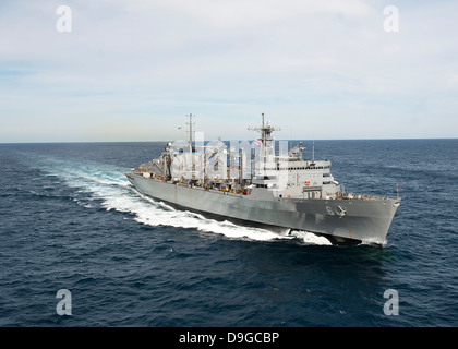 The USNS Supply a Military Sealift Command fast combat support ship ...