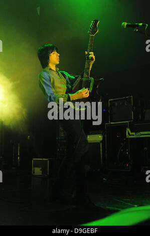 Barrie Cadogan, of Primal Scream performing their Screamadelica Live ...