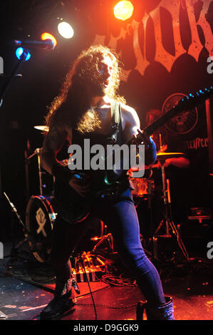 Heavy metal band, Holy Grail performing live at the O2 Arena ...