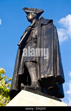 General James Wolfe Statue situated next to the Royal Observatory in ...