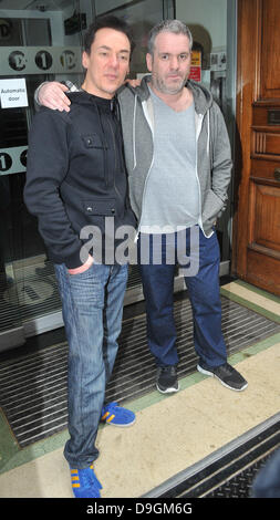 Dave Vitty, aka Comedy Dave, and Chris Moyles leave the BBC Radio 1 ...