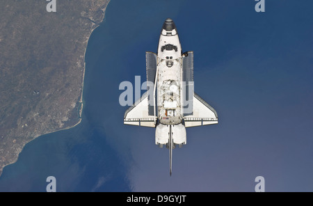 Space Shuttle Atlantis Cargo Bay, Atlas-1 Module Stock Photo - Alamy