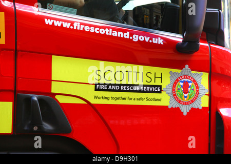 New Scottish Fire and Rescue logo and signage Stock Photo - Alamy