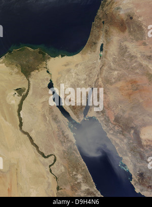 Dust Blowing into Red Sea Stock Photo - Alamy