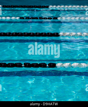 competition pool water and lane ropes are being shown in flat design ...