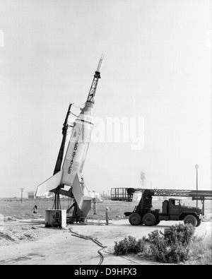 Little Joe escape test rocket from 1963-66 at the Museum of Space ...