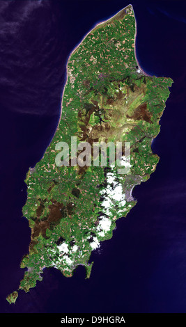 Map of the Isle of Man Stock Photo - Alamy