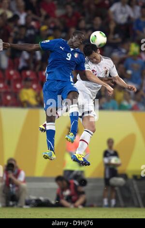 Maya Yoshida (JPN), Mario Balotelli (ITA), JUNE 19, 2013 - Football ...