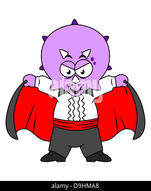 An illustration of a cute cartoon Count Dracula vampire character for ...