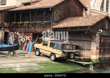 The RMA Amphi-Ranger, an amphibious four wheel drive vehicle, Venice ...