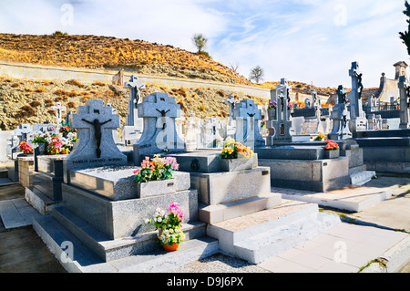 Spanish cemetery tomb memorial burial site typical Ibiza Spain Santa ...