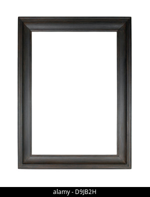 Wooden frame isolated on white with clipping path Stock Photo - Alamy