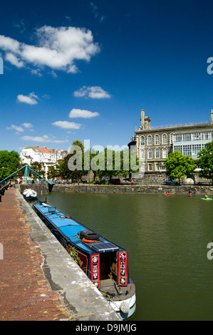 kayaks and barges, bathurst basin, bristol docks, england Stock Photo ...