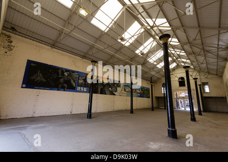 Castleford Market Hall, opened 1880, interior view Stock Photo - Alamy