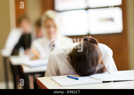 Male student frustrated in studying / cramming overnight for exam ...