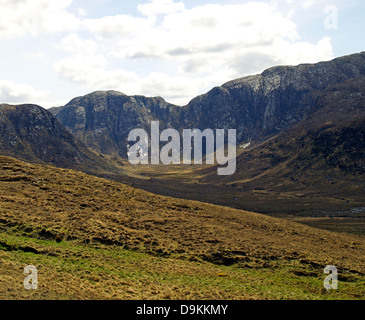 Poisoned Glen and Derryveagh Mountains, County Donegal, Ireland Stock ...
