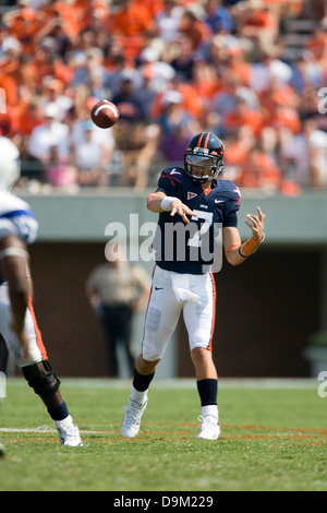 Charlottesville, VA: Virginia Cavaliers quarterback Chandler Morris (4 ...