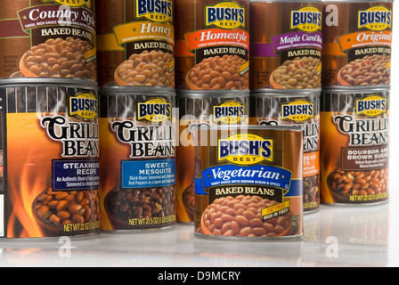 Studio Product Shot Bush's Can Beans USA Stock Photo - Alamy