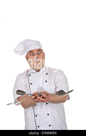 Helpless cook (Model release Stock Photo - Alamy