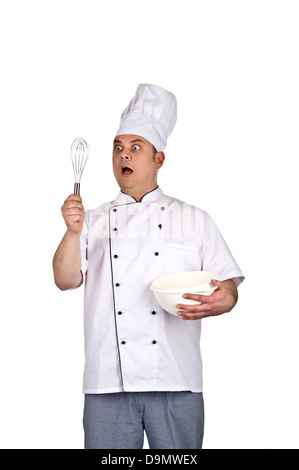 Helpless cook (Model release Stock Photo - Alamy
