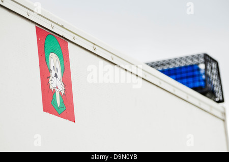 A soldier from 321 EOD Squadron (the Bomb Squad) operates a remote ...