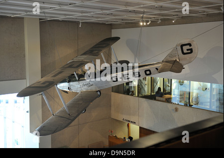 Bert Hinkler's Avro Avian biplane displayed at the Queensland Museum in ...