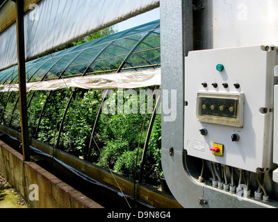 Control panel in a greenhouse Stock Photo - Alamy
