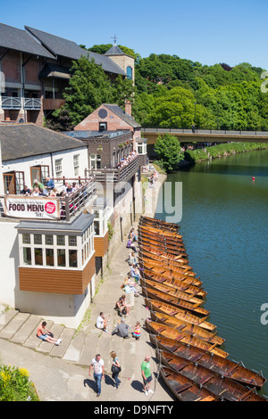 The Boathouse pub Durham England Stock Photo - Alamy