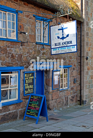 The Famous Blue Anchor pub at Helston in Cornwall, UK Stock Photo - Alamy