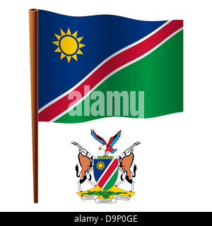 3D Namibia Coat of Arms. 3D Illustration Stock Photo - Alamy