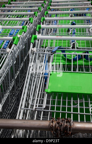 Asda Trolleys in London - UK Stock Photo - Alamy