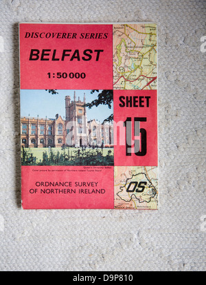 Discoverer series 1:50,000 ordnance survey map of Monaghan, Northern ...