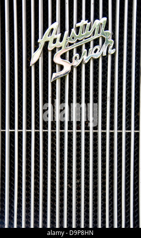 An Austin Seven radiator Grill and Badge Stock Photo - Alamy