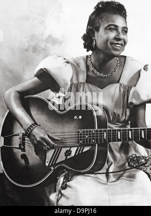MEMPHIS MINNIE (1897-1973) US Blues guitarist about 1945 Stock Photo ...