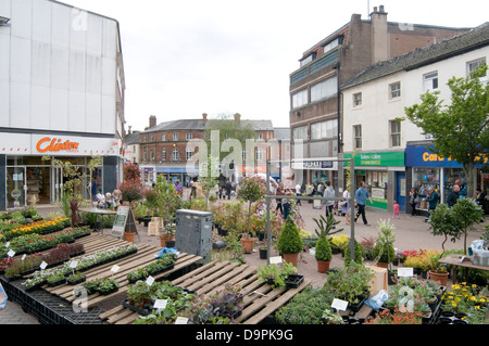 Stoke-on-Trent town centre staffordshire england uk gb Stock Photo - Alamy