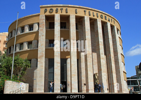 Italy Sicily Agrigento Poste e Telegrafi 30s fascist style building ...