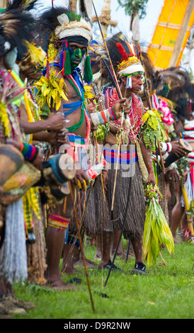 People Dressed In Tribal Costume Parade Through The Streets During The ...