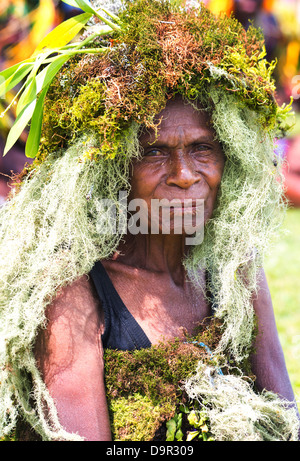 Woman wearing dress made from bin bags Stock Photo - Alamy