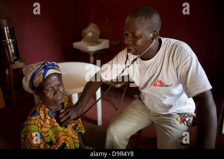 health care at the MSF OCA hospital in Bossangoa, central african ...